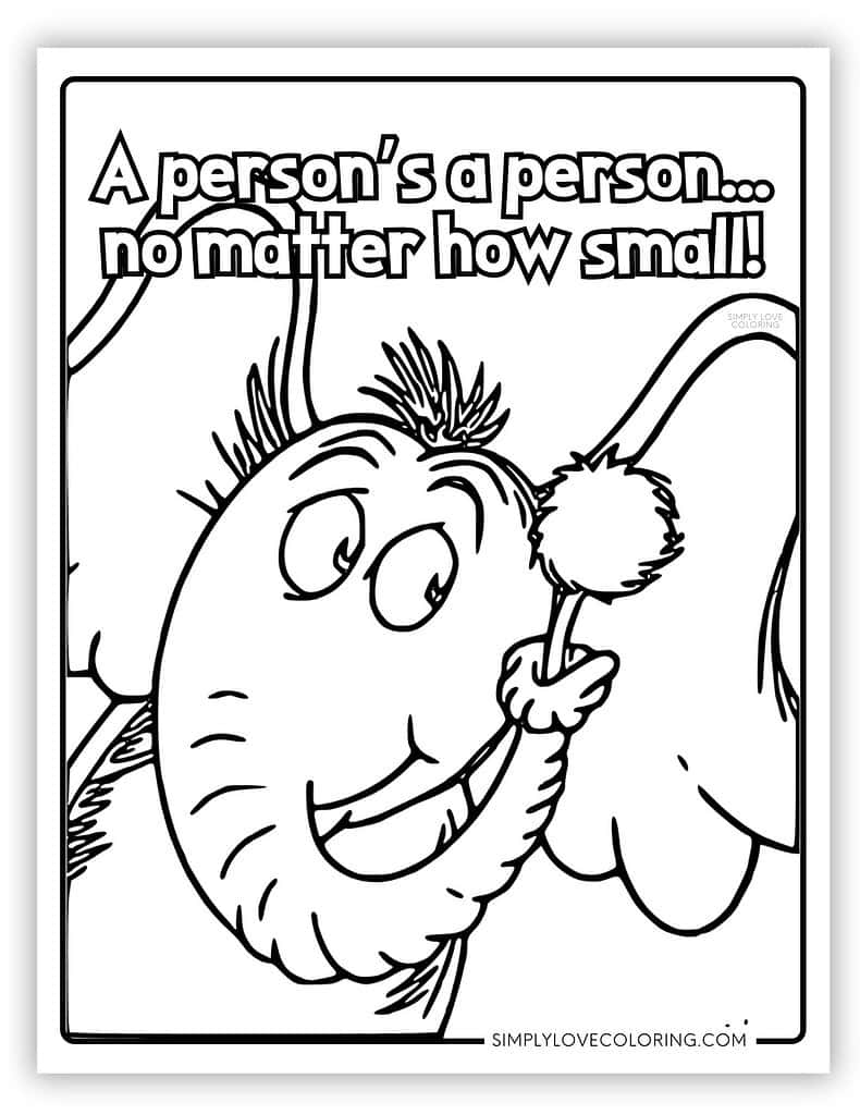 Dr Seuss Coloring Pages Printable - Printable Art and Words